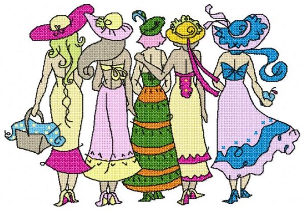 Girls Best Friends Free Embroidery Design – embwin – machine embroidery ...