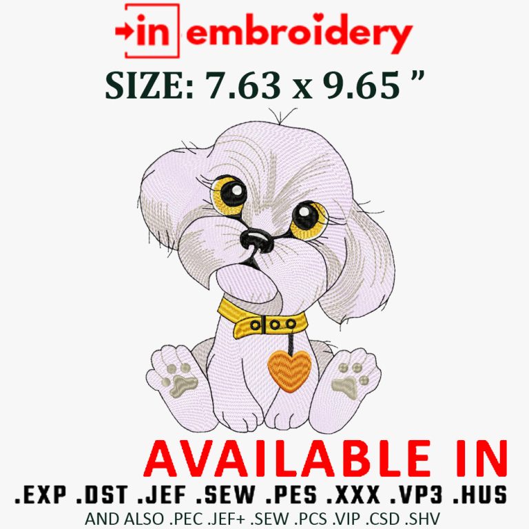Dog Perri Free Embroidery Design – EmbWin – Free Embroidery Designs