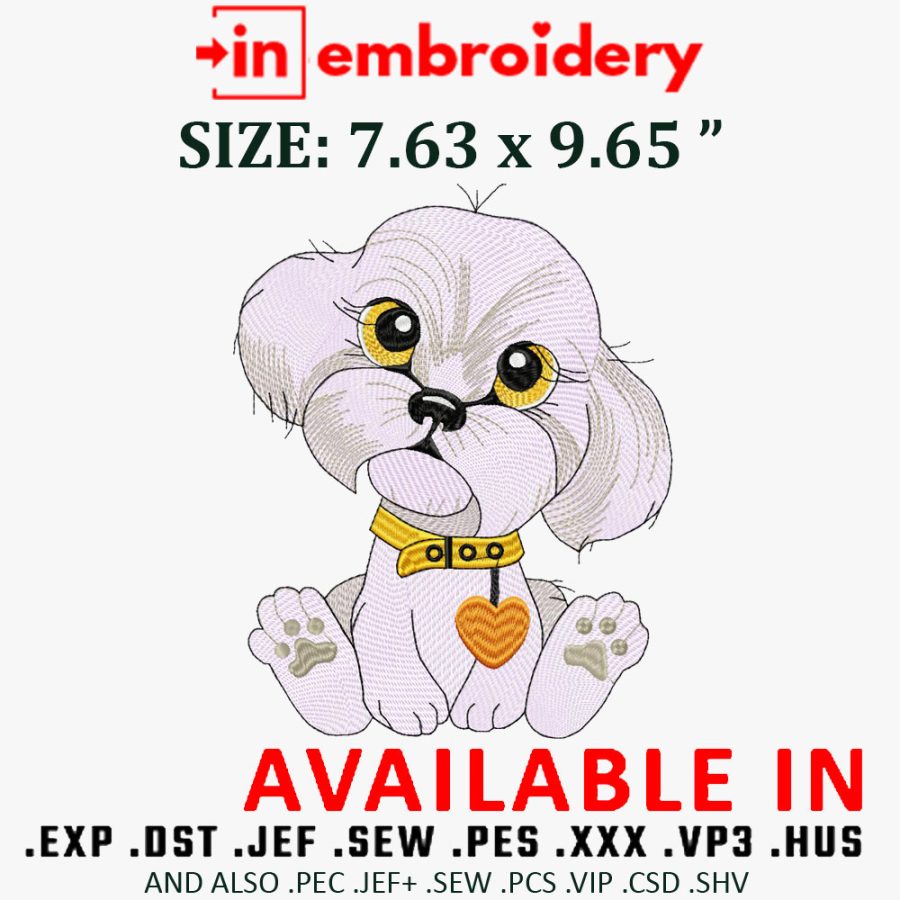 Dog Perri Free Embroidery Design – embwin – machine embroidery designs