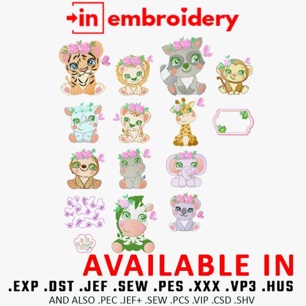 Tiger Baby Girl Free Embroidery Design – embwin – machine embroidery ...
