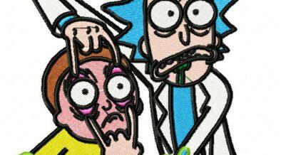 Rick and Morty Free Embroidery Design - embwin - machine embroidery designs